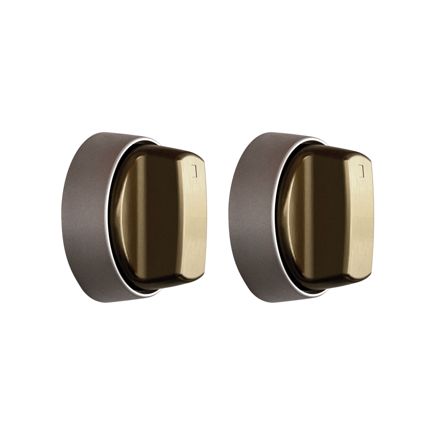 9056340-30" M Series Professional Built-In Oven Brushed Brass Knob Kit