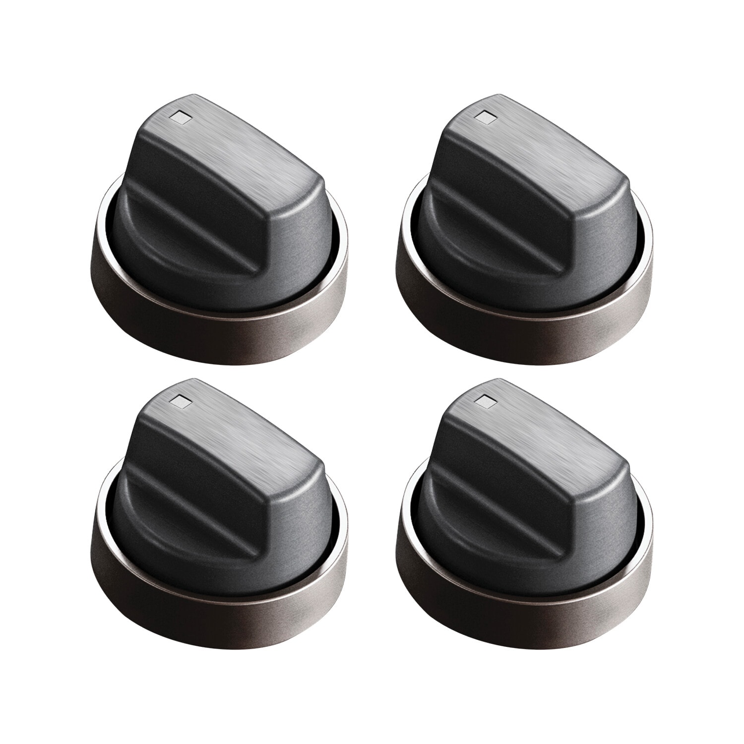 9056359-30" Professional Gas Cooktop Brushed Gray Knob Kit