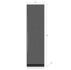 Sub-Zero 24 Inch Freezer Column with Ice Maker (DEC2450FI)
