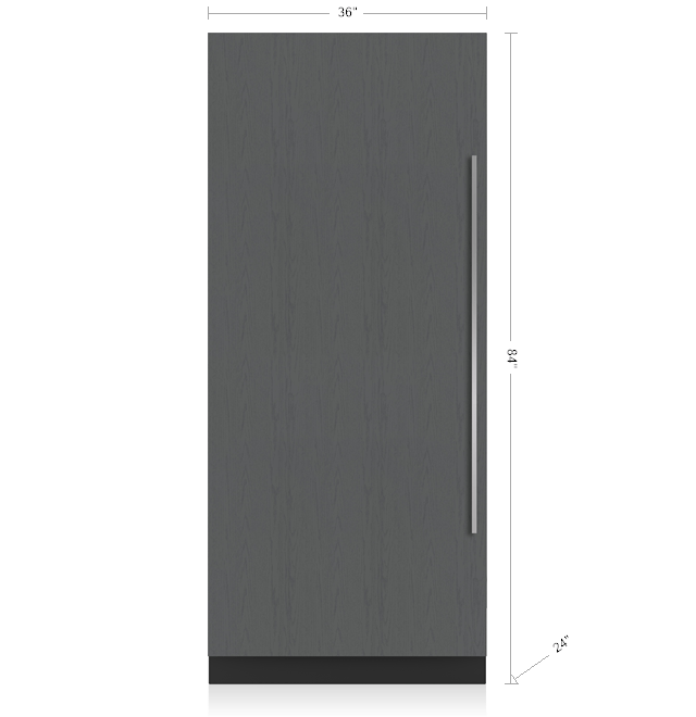 Sub-Zero 36 Inch Freezer Column with Ice Maker (DEC3650FI)