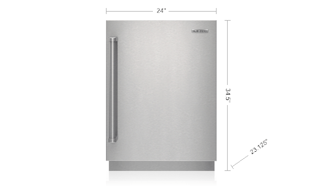 Designer Undercounter | Sub-Zero 24" Outdoor Refrigerator DEU2450RO