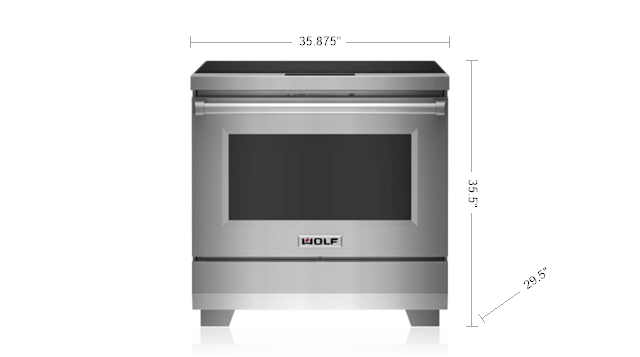 Wolf 36" Professional Induction Range (IR36550/S/P)