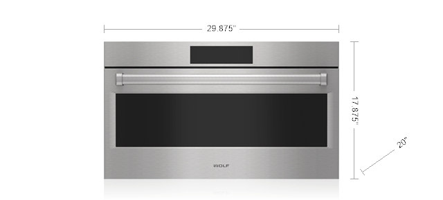 Wolf 30" E Series Professional Drop-Down Door Microwave Oven (MDD3050PE ...