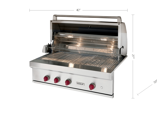 42" Outdoor Gas Grill | OG42 | Wolf Appliances