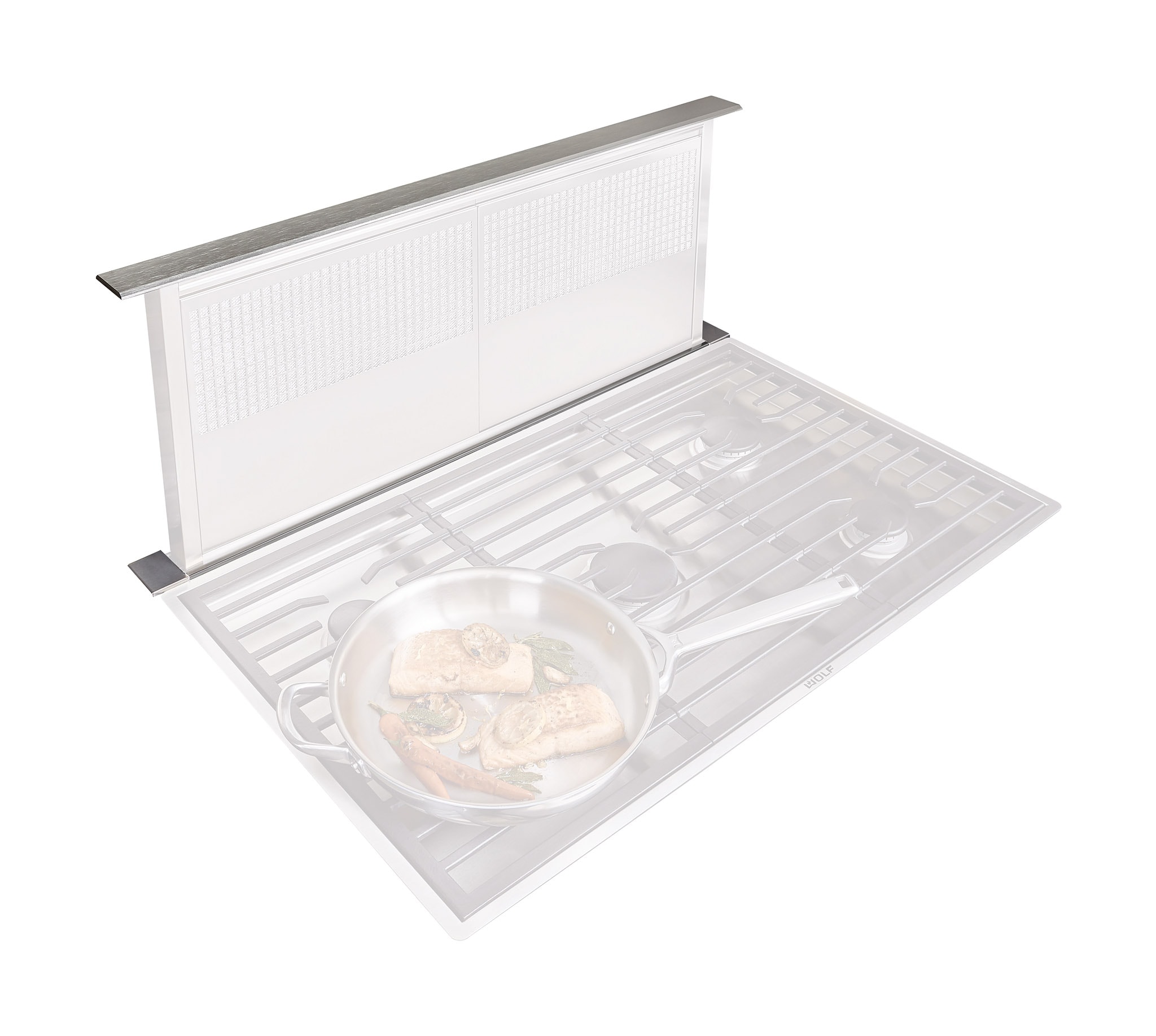 828291-30" Contemporary Cooktop/Downdraft Trim