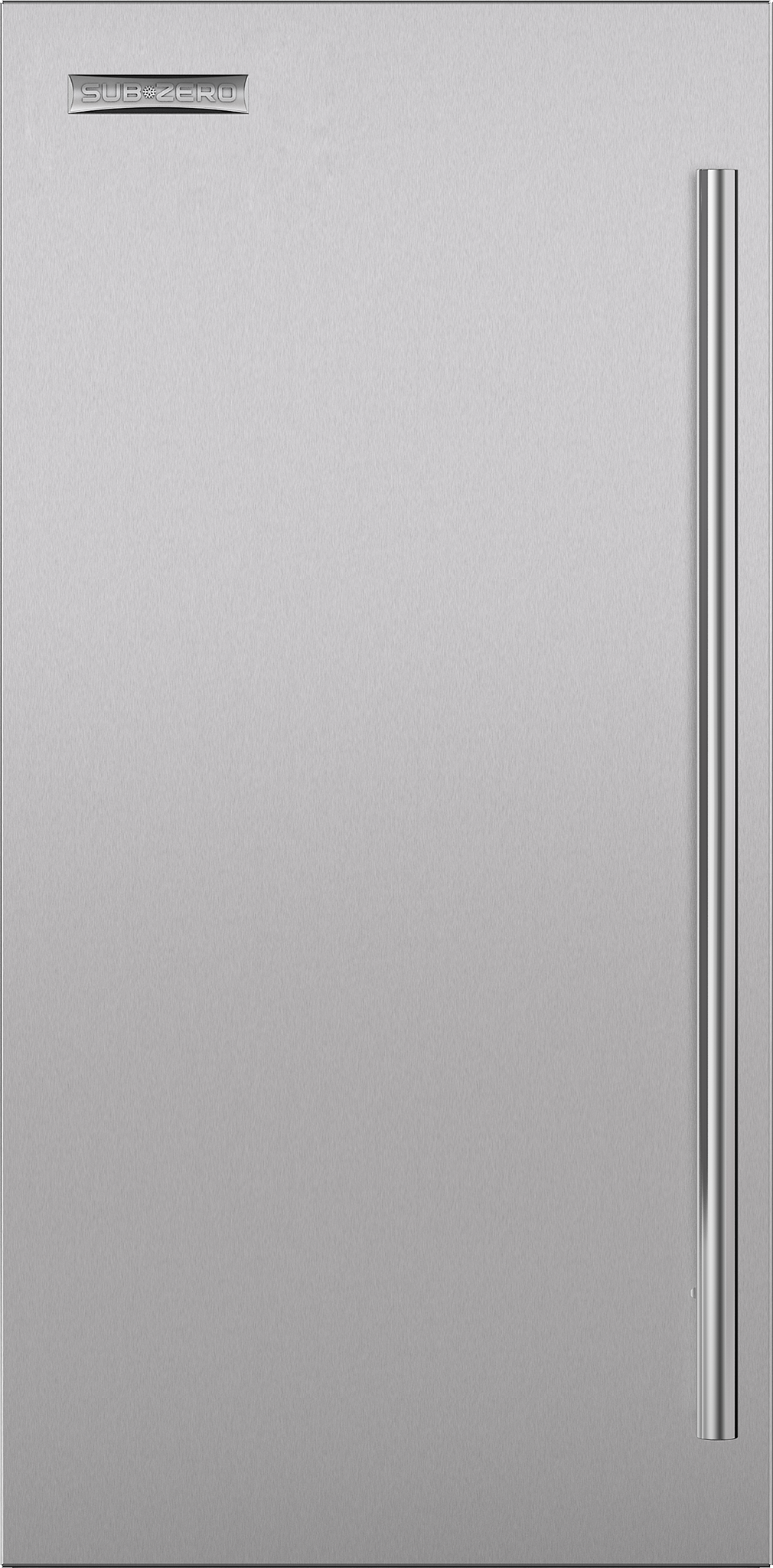 Ice Maker 15" Stainless Door Panel with Tubular Handle