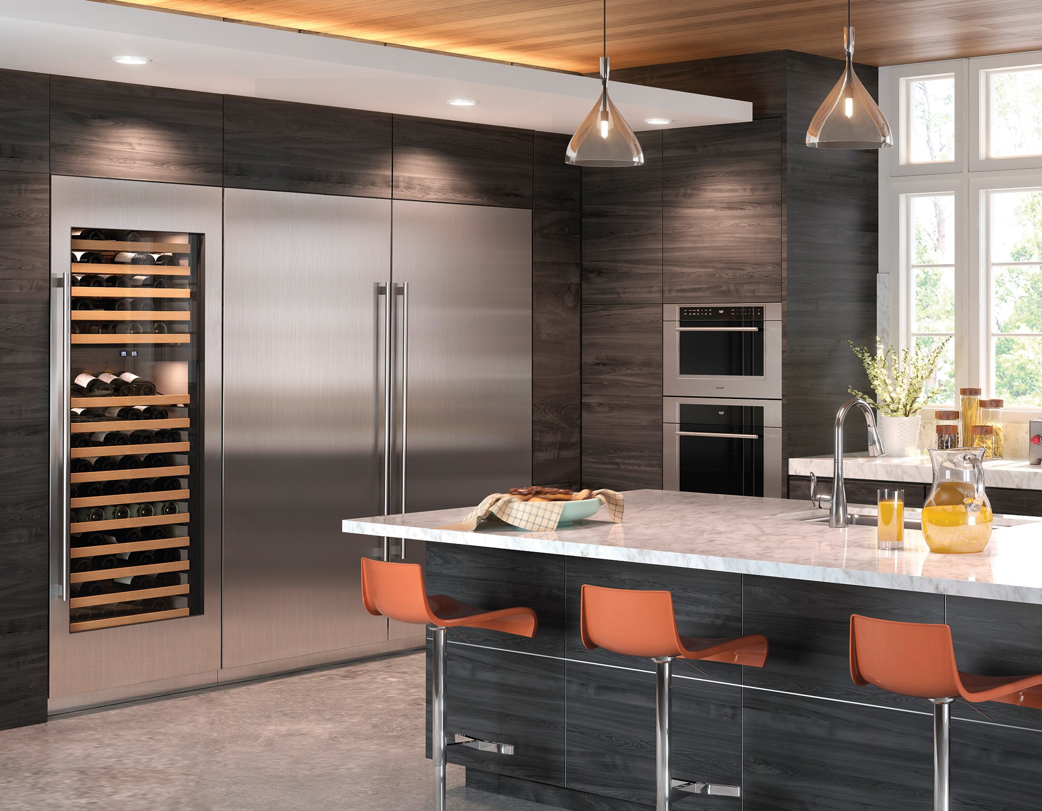 36" Designer Column Freezer with Ice Maker - Panel Ready | IC-36FI ...