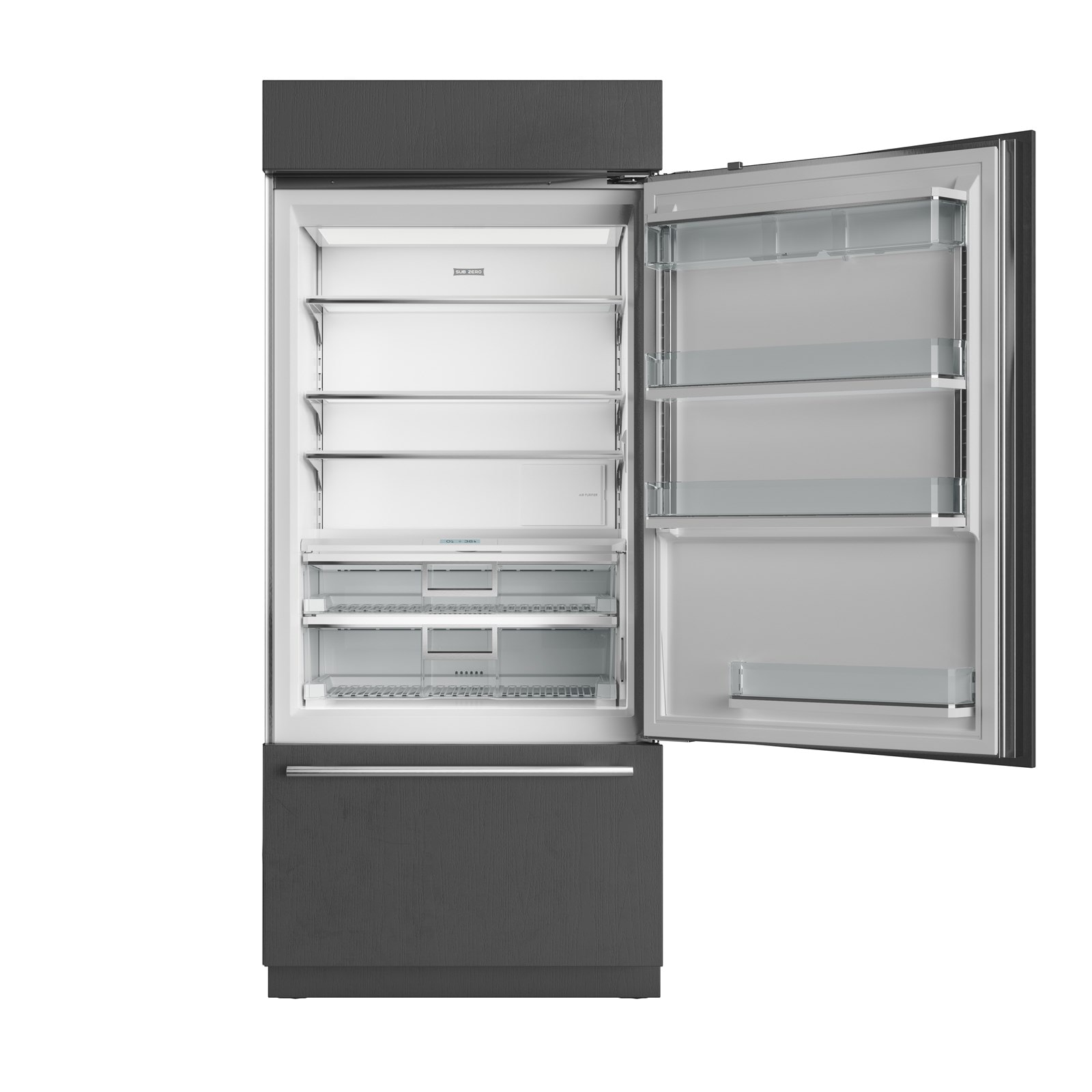 Sub-Zero 36" Classic Over-and-Under Refrigerator Panel Ready