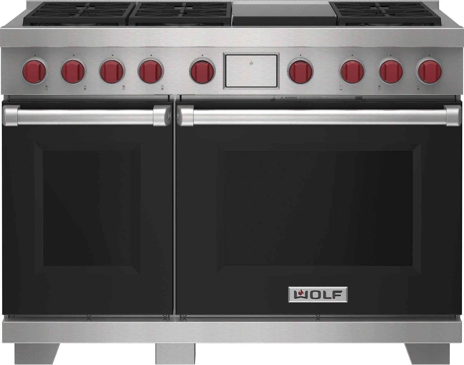 Wolf 48" Dual Fuel Range 6 Burner Infrared Griddle (DF48650G/S/P)