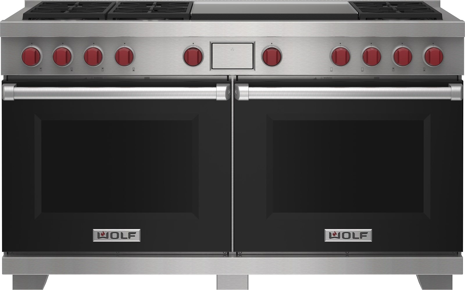 Wolf 60" Dual Fuel Range 6 Burner Infrared Dual Griddle (DF60650DG/S/P)