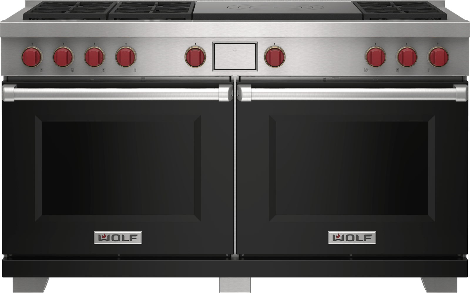 Wolf 60" Dual Fuel Range 6 Burner French Top (DF60650F/S/P)
